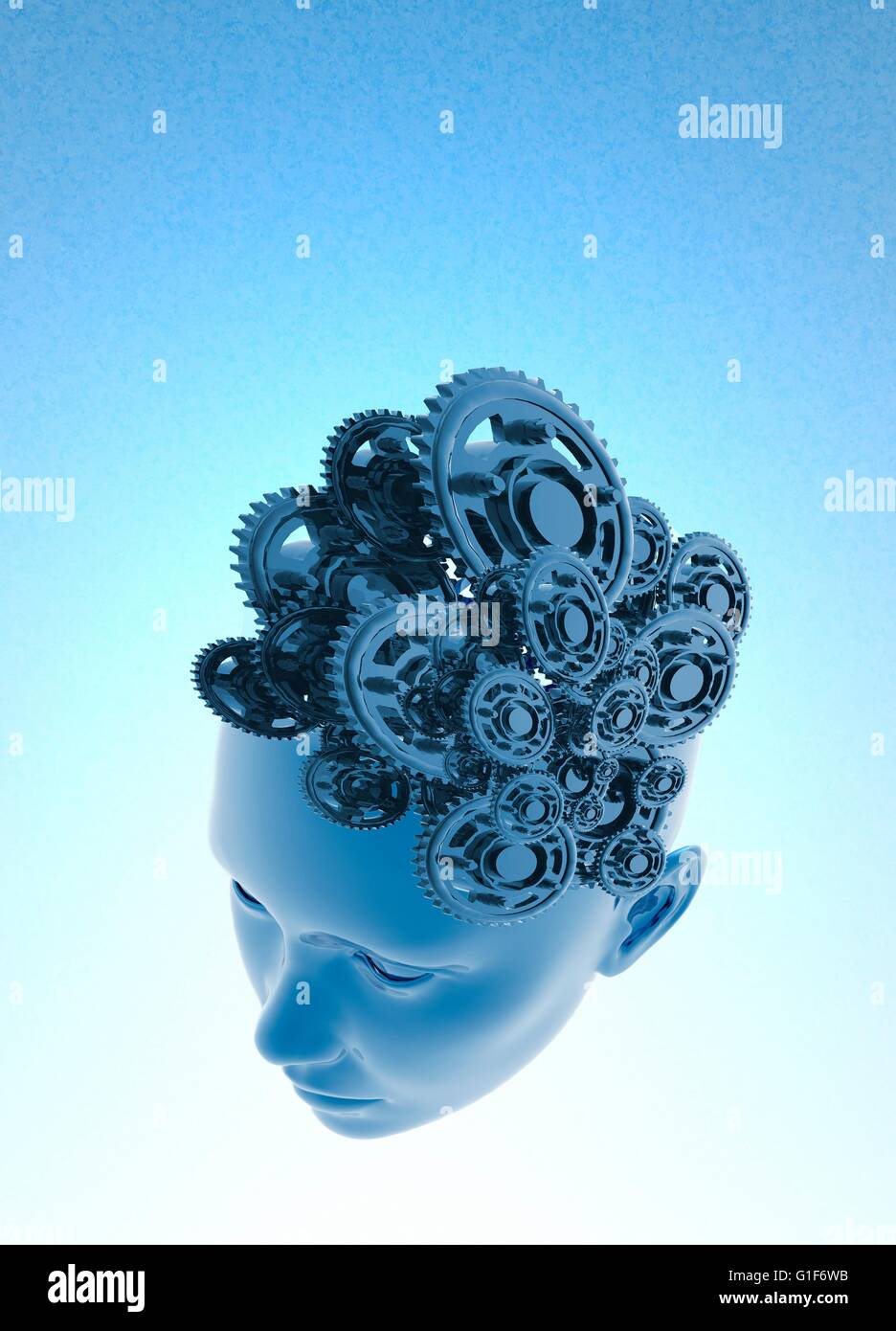 Human brain cogs hi-res stock photography and images - Alamy