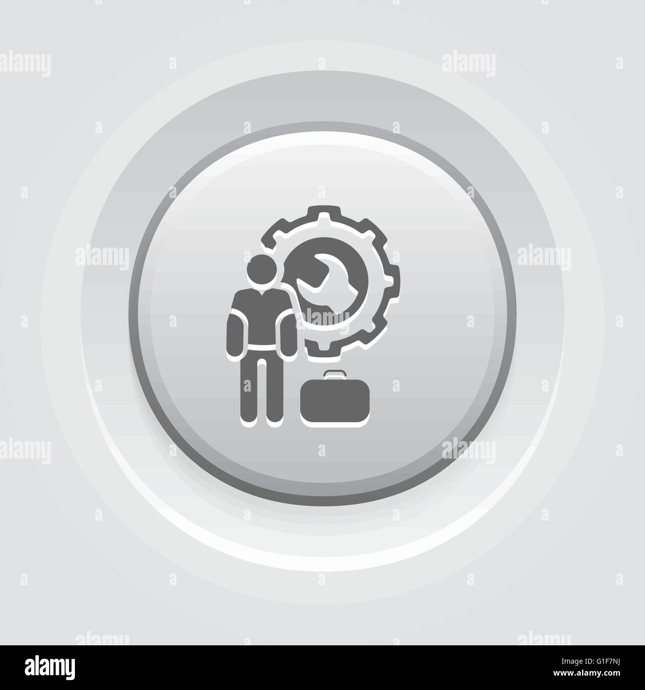 Service Man Icon Stock Vector Image & Art - Alamy