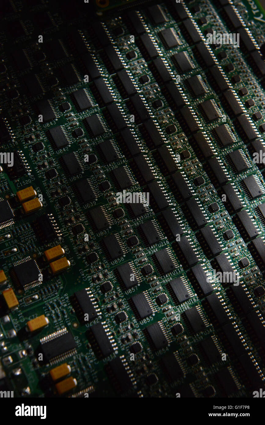 Computer Main Board / Motherboard Stock Photo - Alamy