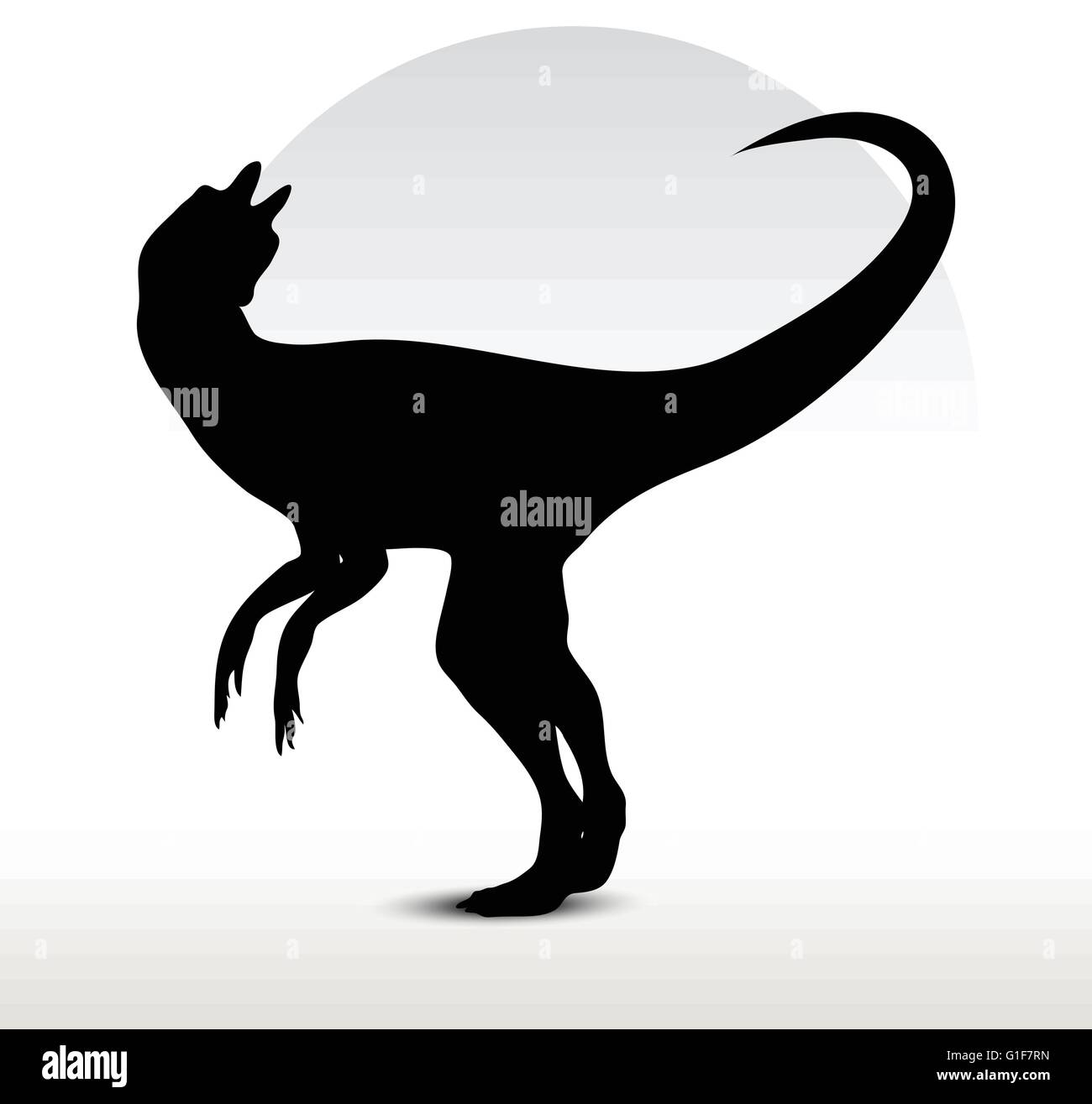 Vector Image - dinosaurs dilophosaurus isolated on white background Stock Vector Image & Art - Alamy