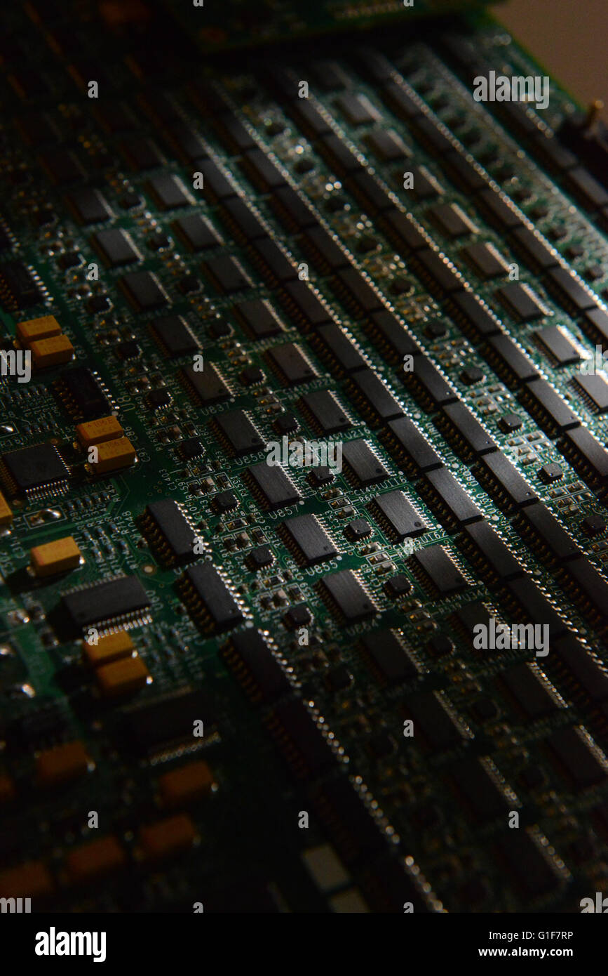 Computer Main Board / Motherboard Stock Photo - Alamy