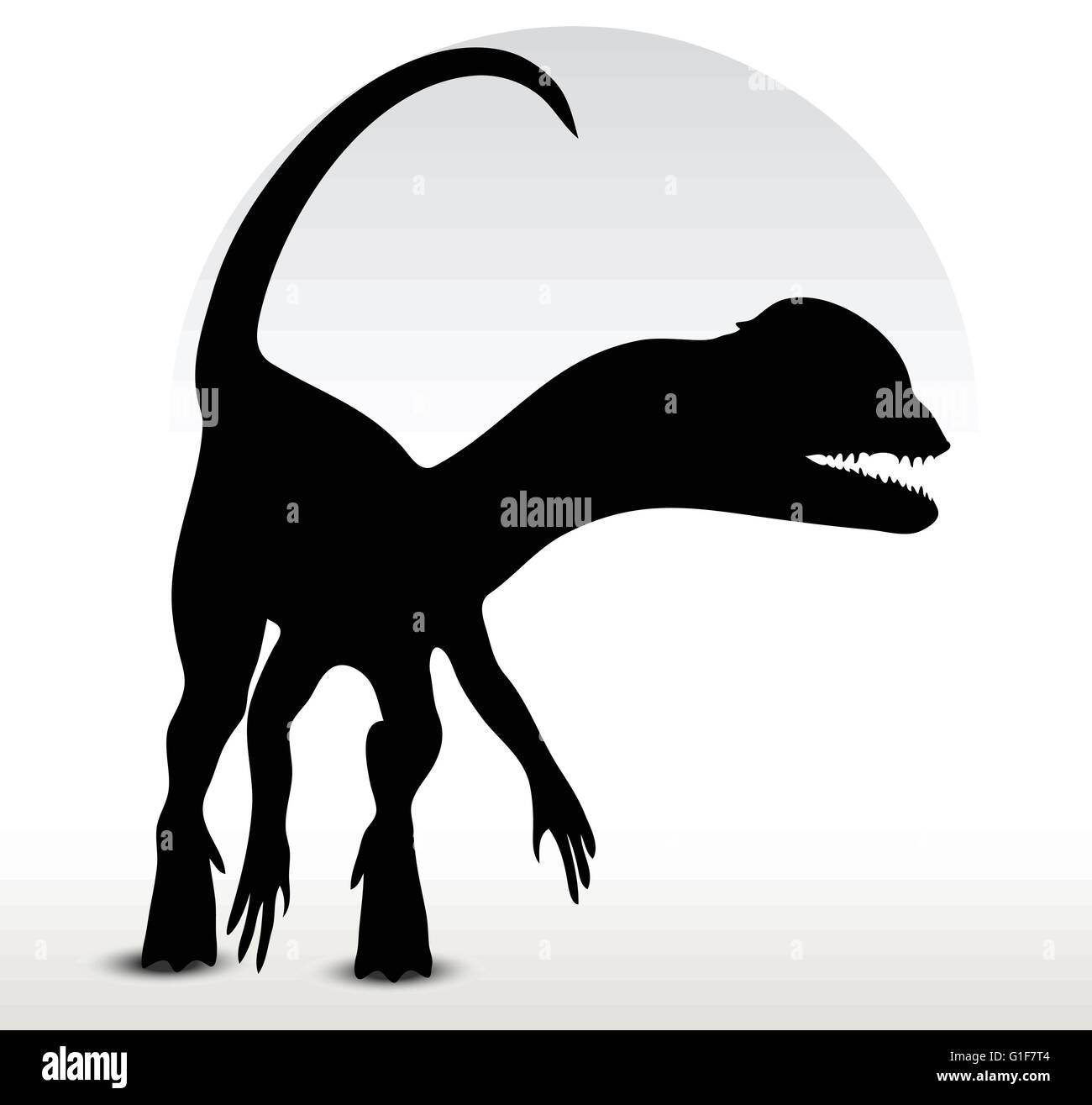 Vector Image - dinosaurs dilophosaurus isolated on white background Stock Vector Image & Art - Alamy