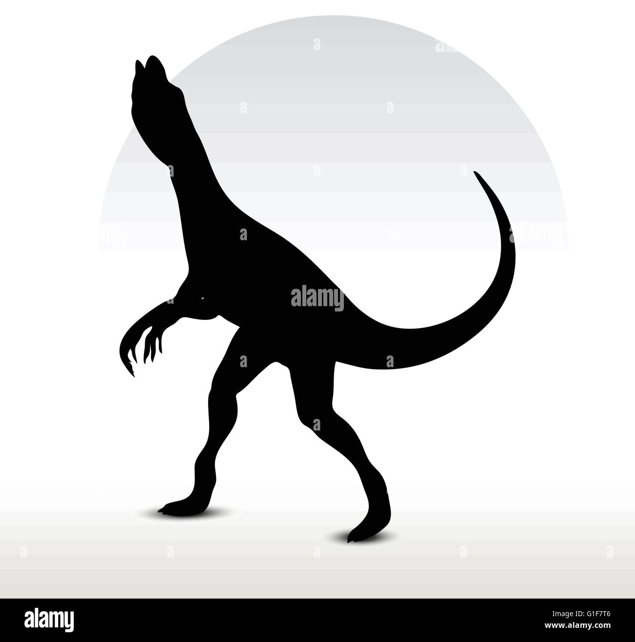 Vector Image - dinosaurs dilophosaurus isolated on white background Stock Vector Image & Art - Alamy