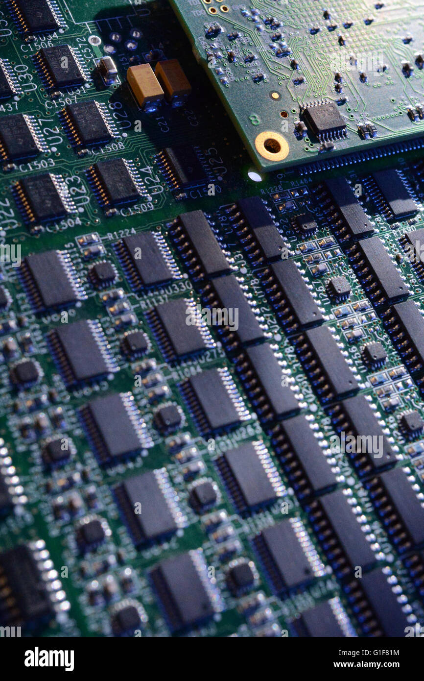 Computer Main Board / Motherboard Stock Photo - Alamy