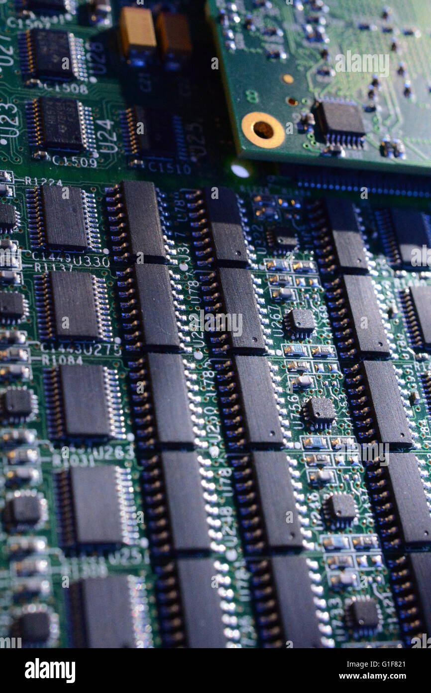 Computer Main Board / Motherboard Stock Photo - Alamy