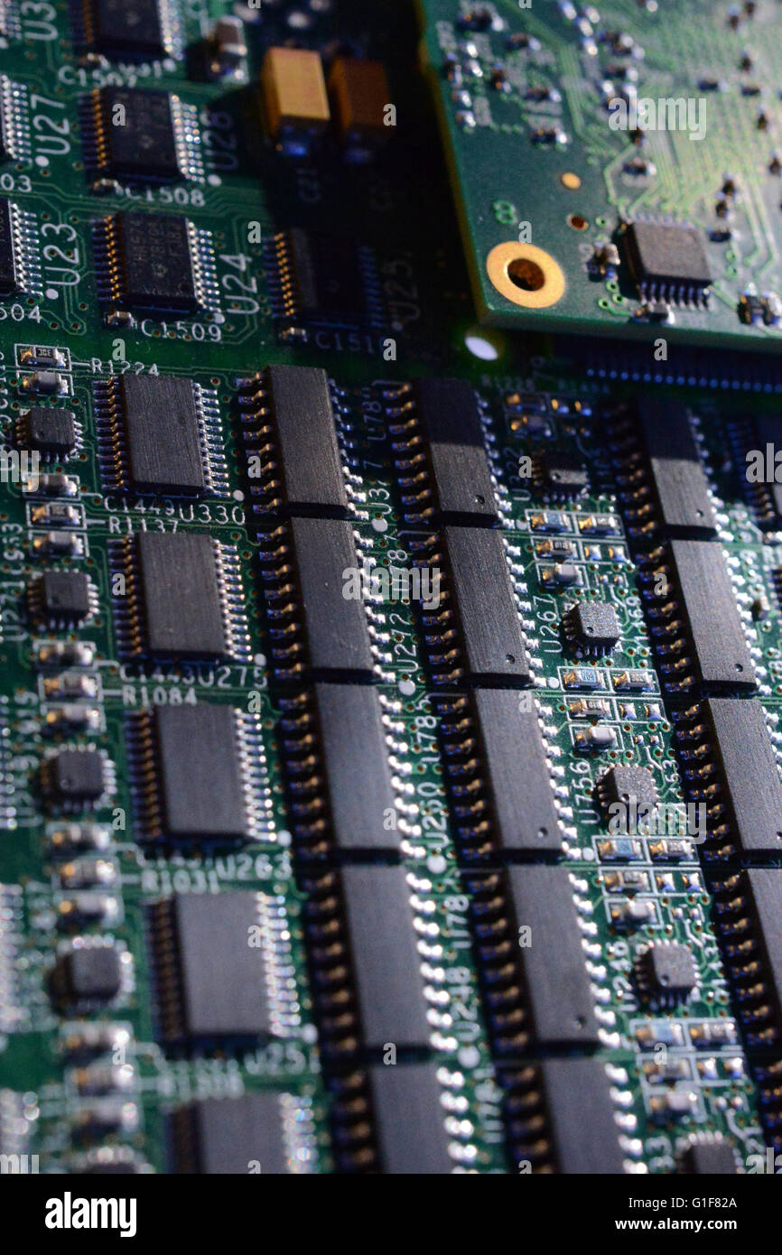 Computer Main Board / Motherboard Stock Photo - Alamy