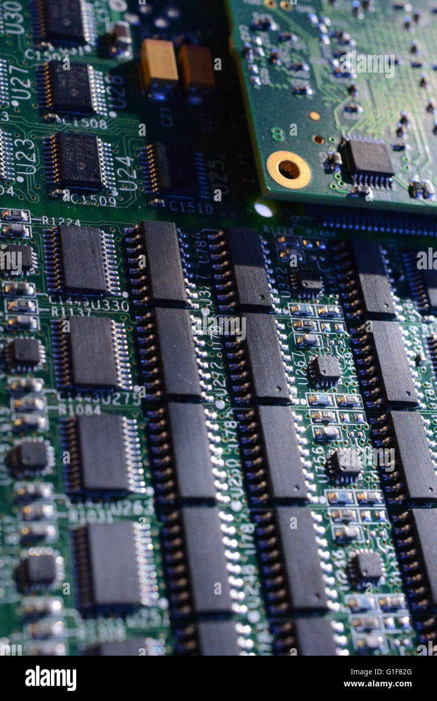 Computer Main Board / Motherboard Stock Photo - Alamy