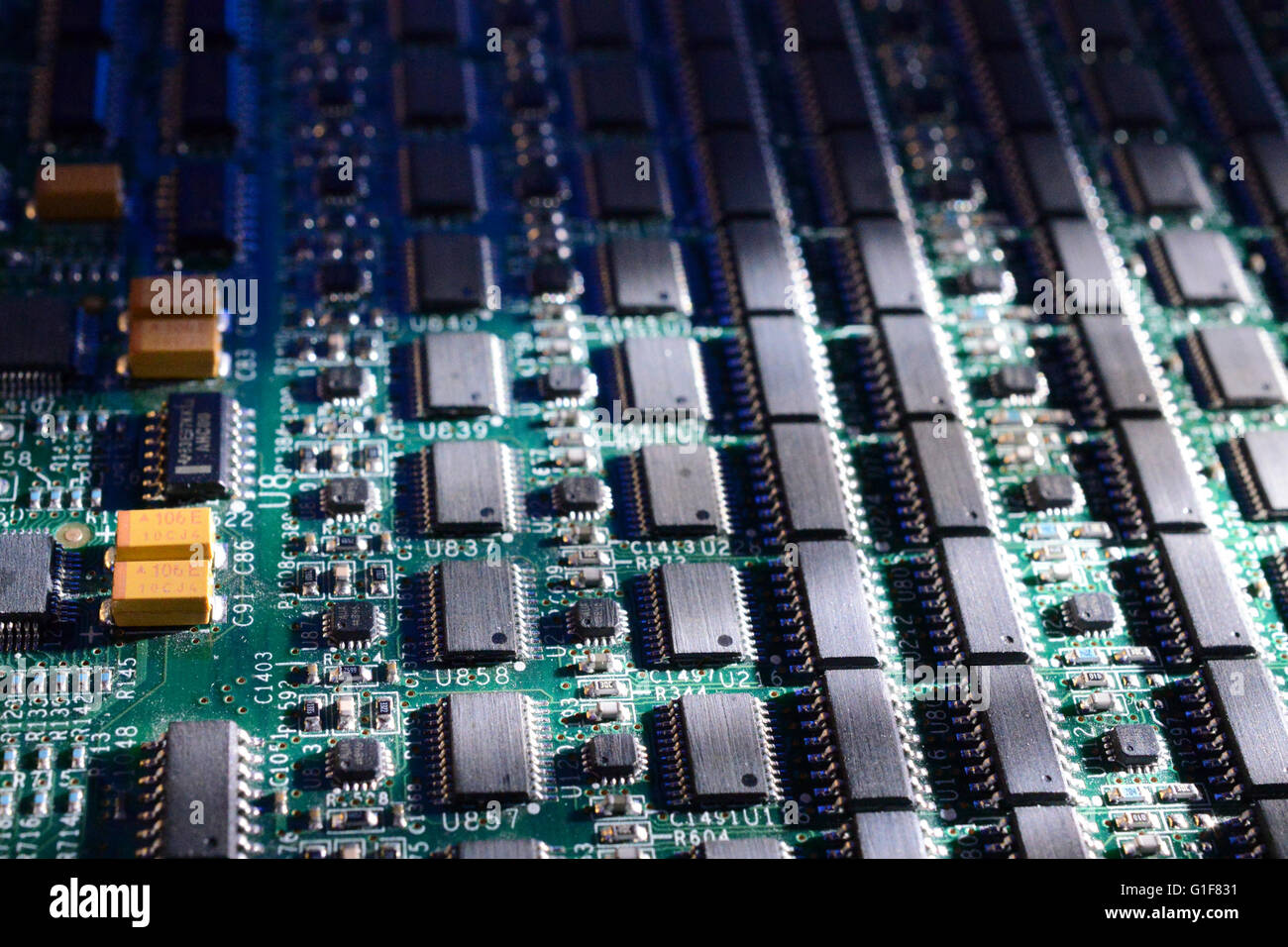 Computer Main Board / Motherboard Stock Photo - Alamy