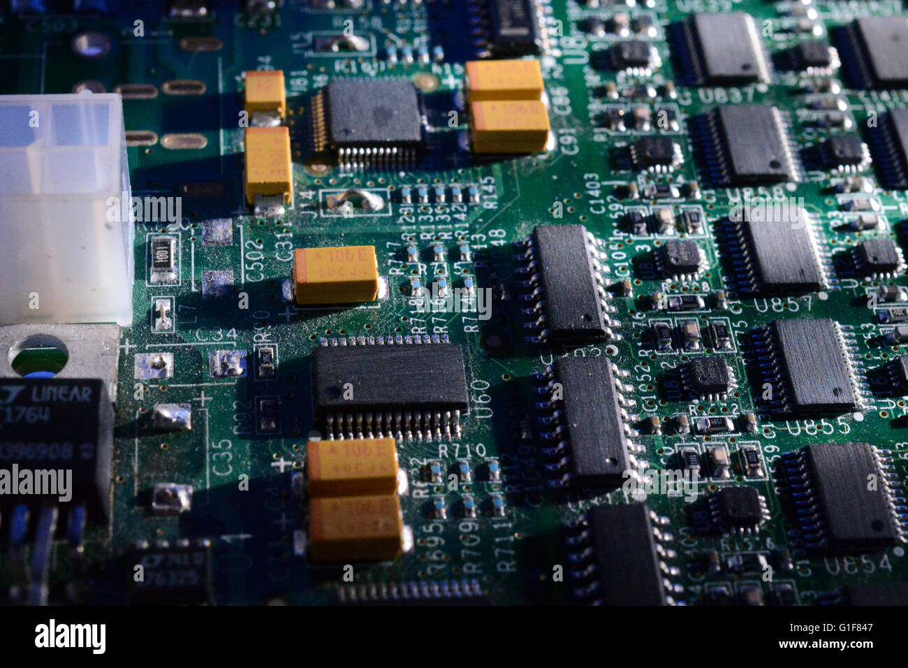 Computer Main Board / Motherboard Stock Photo - Alamy