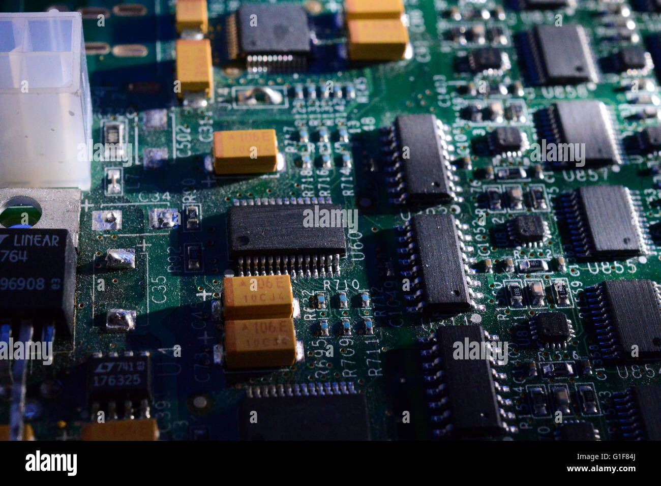 Computer Main Board / Motherboard Stock Photo - Alamy