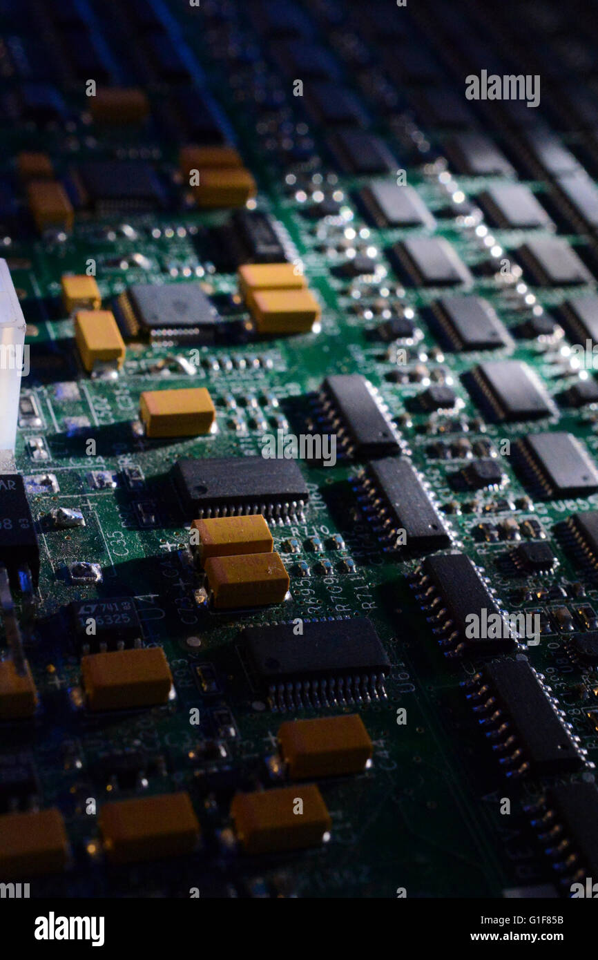 Computer Main Board / Motherboard Stock Photo - Alamy