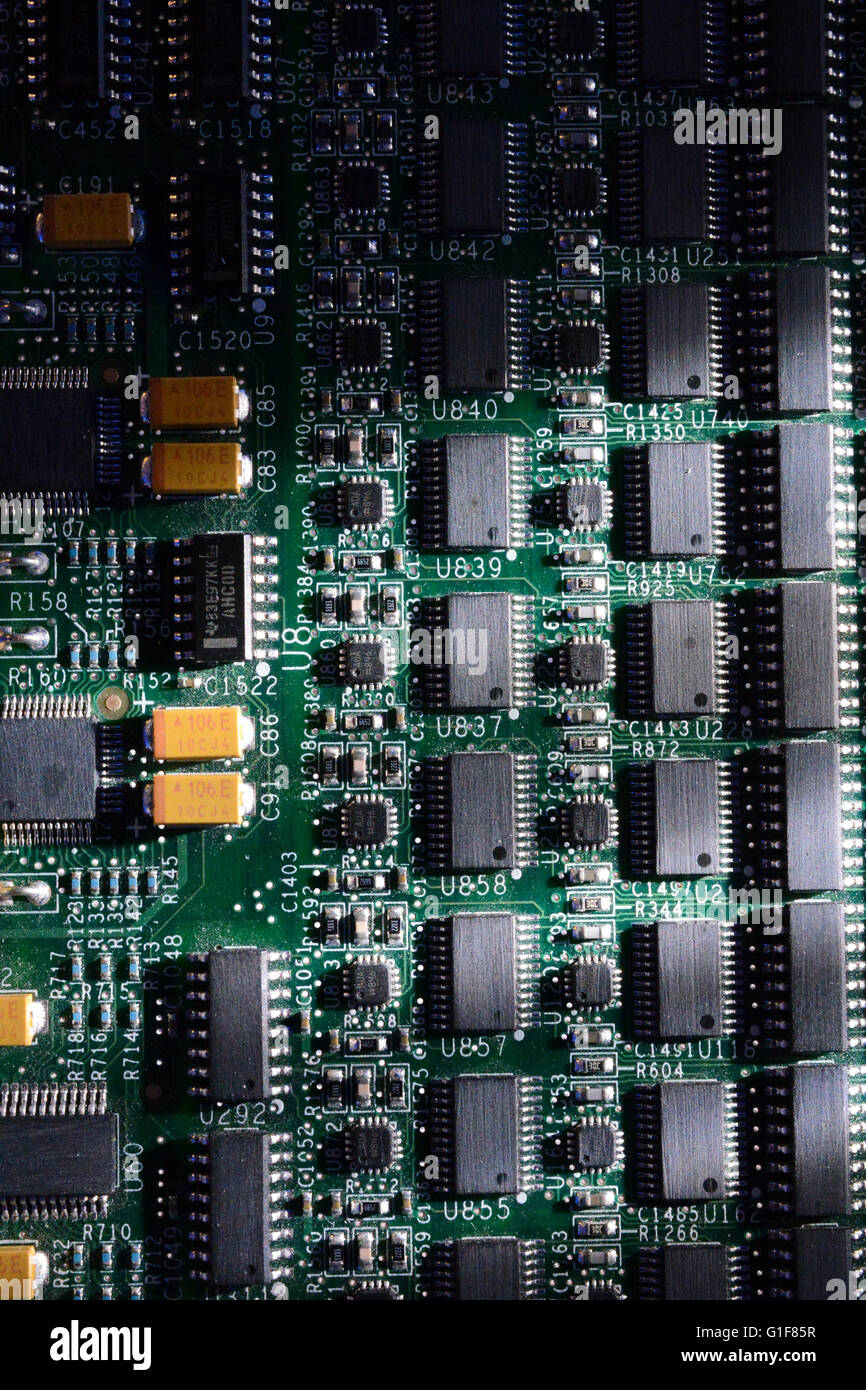 Computer Main Board / Motherboard Stock Photo - Alamy