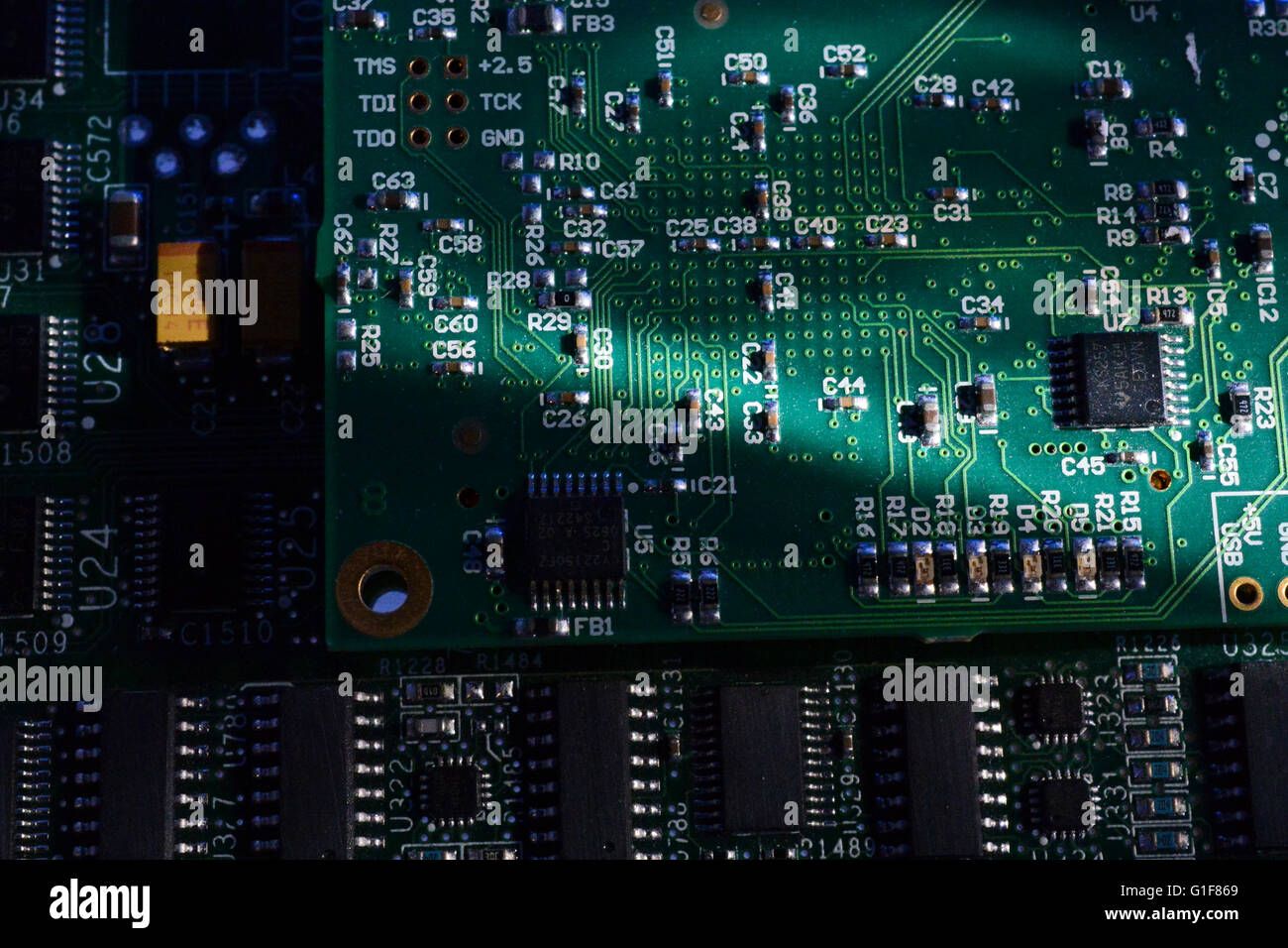 Computer Main Board / Motherboard Stock Photo - Alamy