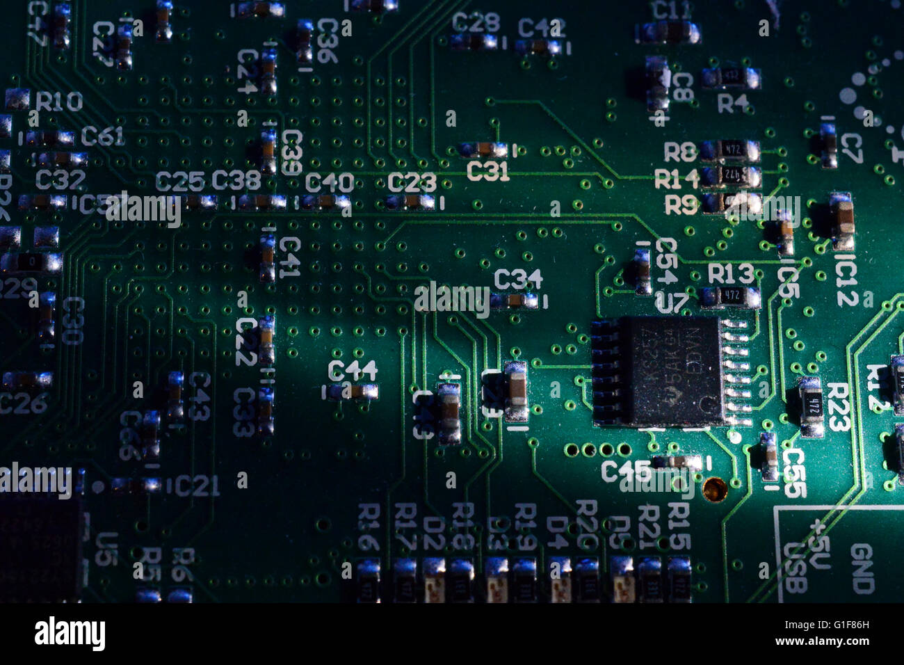 Computer Main Board / Motherboard Stock Photo - Alamy