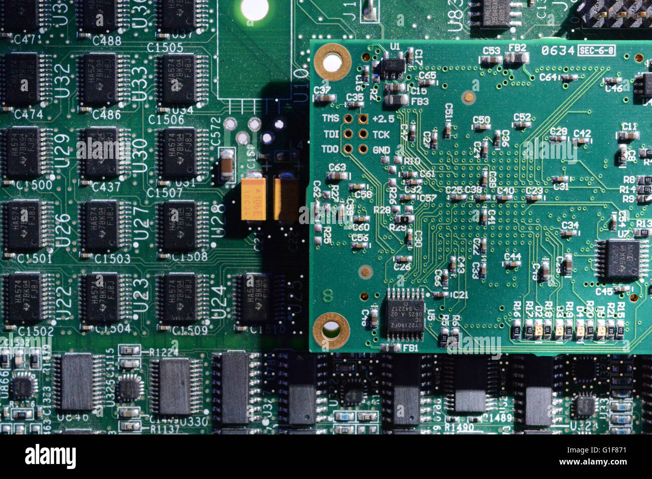 Computer Main Board / Motherboard Stock Photo - Alamy