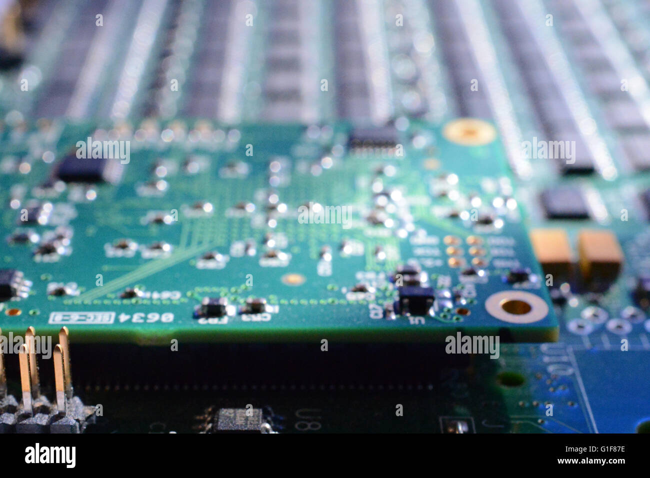 Computer Main Board / Motherboard Stock Photo - Alamy