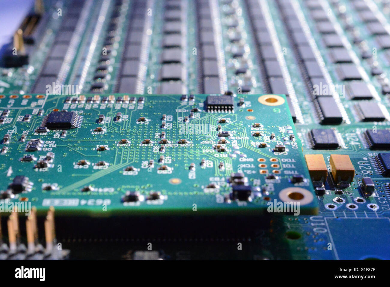 Computer Main Board / Motherboard Stock Photo - Alamy