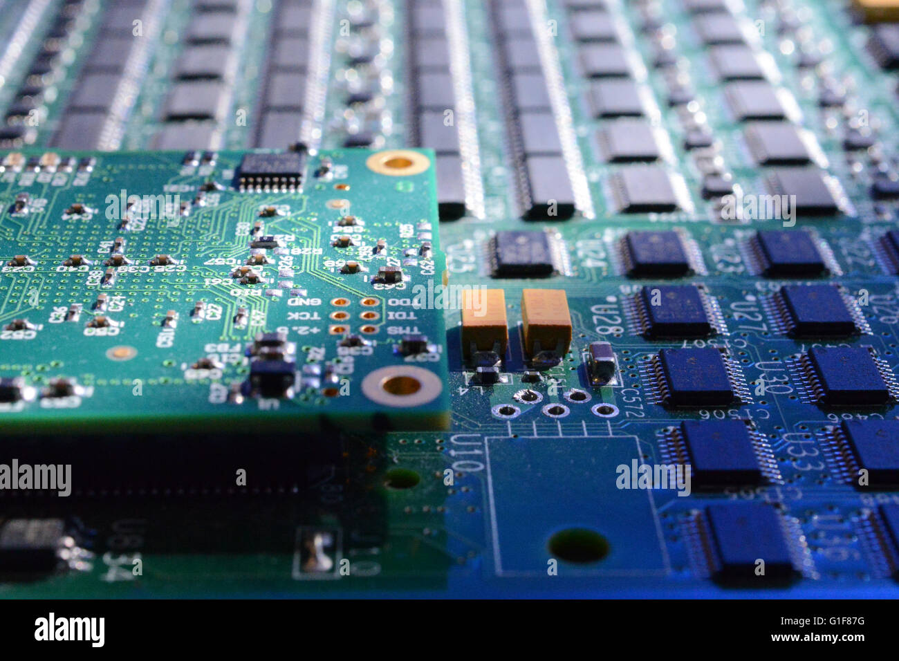 Computer Main Board / Motherboard Stock Photo - Alamy