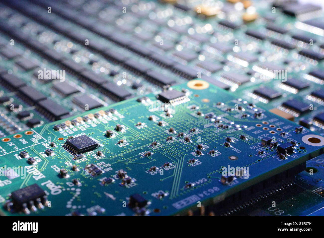 Computer Main Board / Motherboard Stock Photo - Alamy