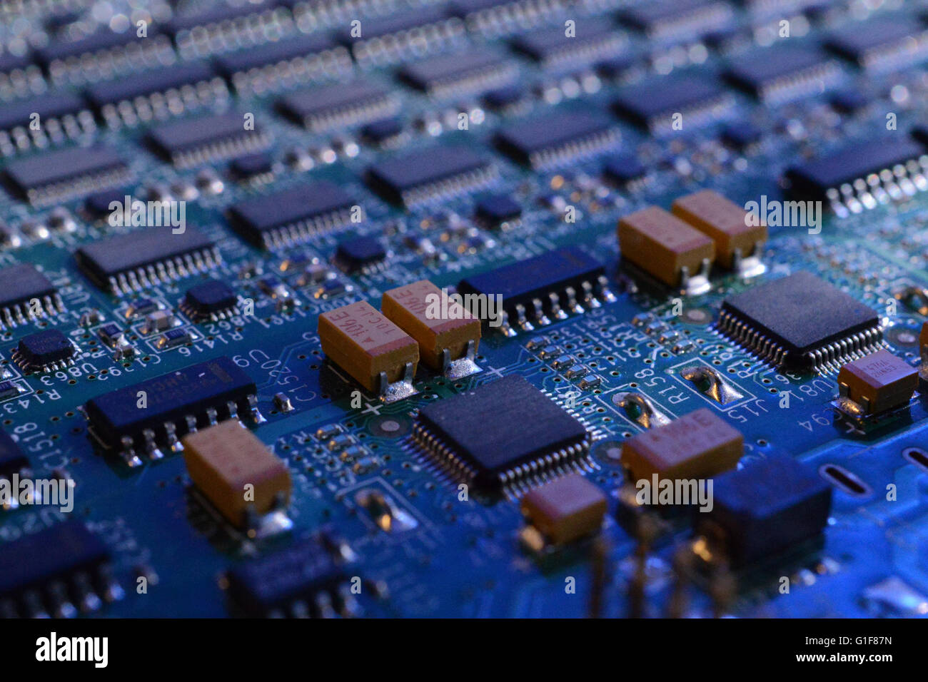 Computer Main Board / Motherboard Stock Photo - Alamy