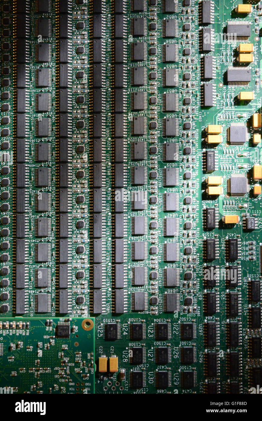 Computer Main Board / Motherboard Stock Photo - Alamy