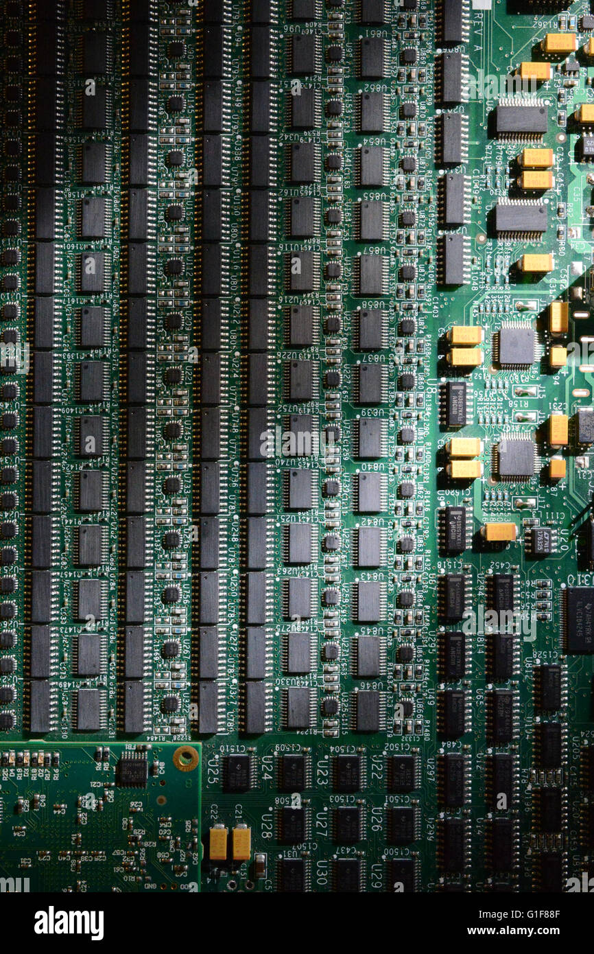 Computer Main Board / Motherboard Stock Photo - Alamy