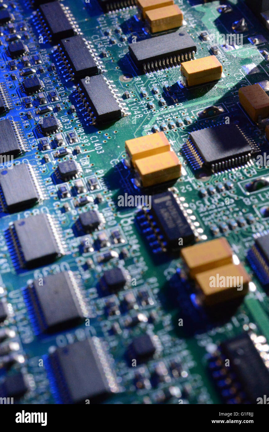 Computer Main Board / Motherboard Stock Photo - Alamy