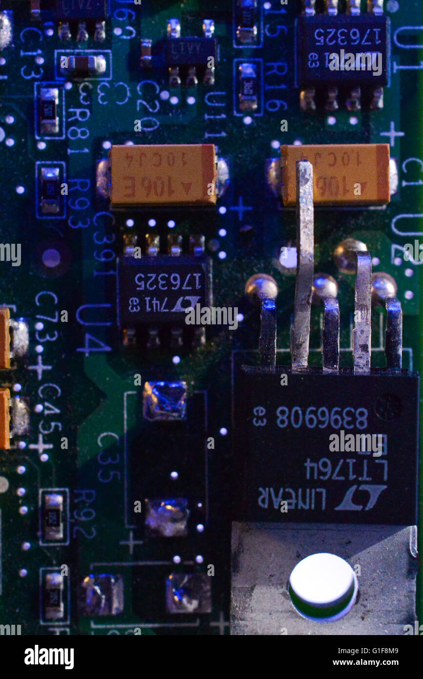 Computer Main Board / Motherboard Stock Photo - Alamy