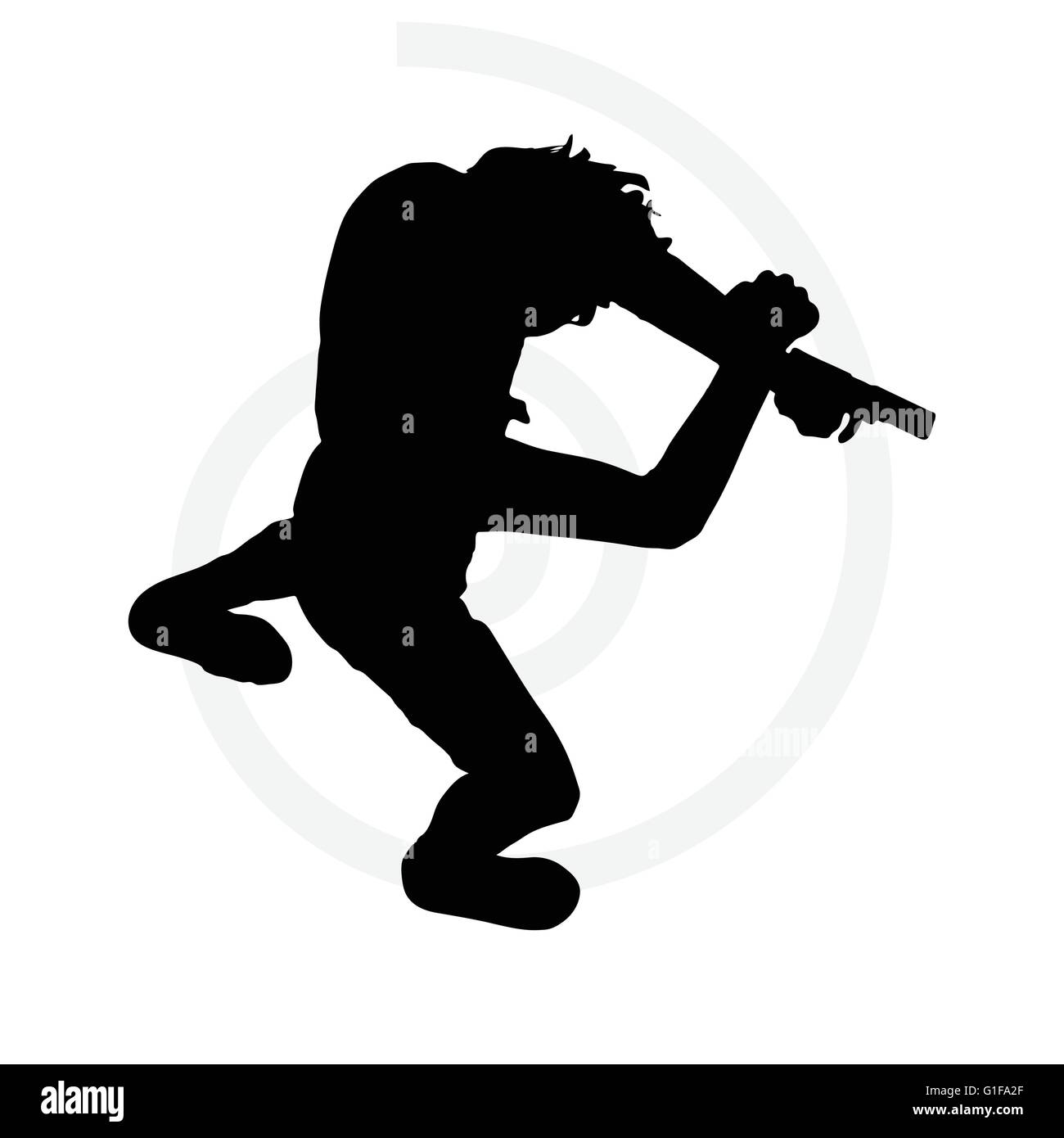 Pointing Gun At Shadow High Resolution Stock Photography and Images - Alamy