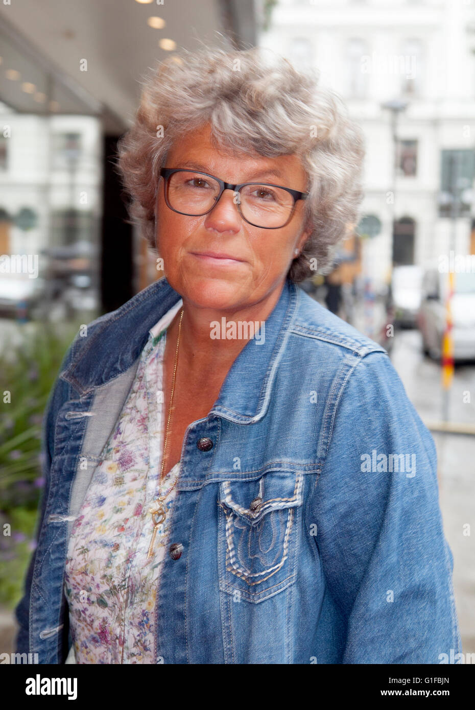 Anne Holt Norwegian crime writer Stock Photo - Alamy