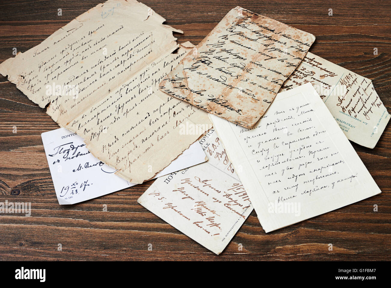 Archival documents from revolutionary Russia, 1905-1917 Stock Photo - Alamy