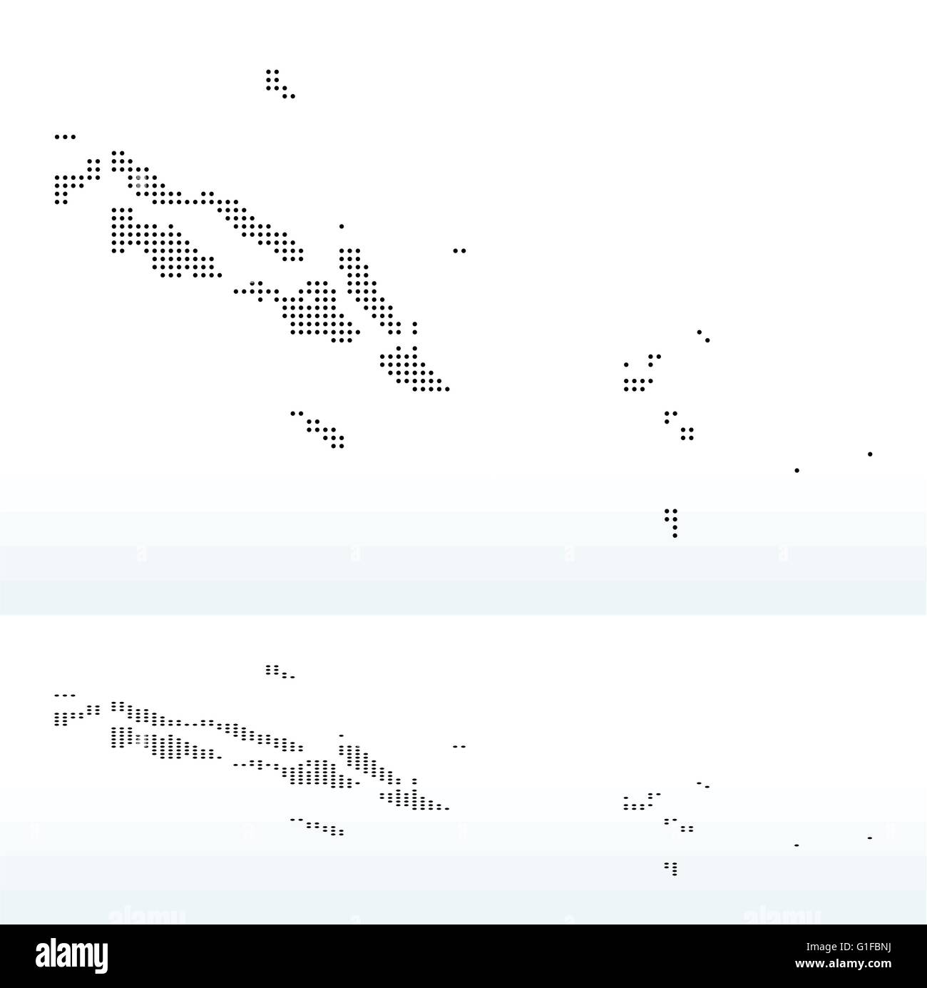 Political map of the solomon islands hi-res stock photography and ...