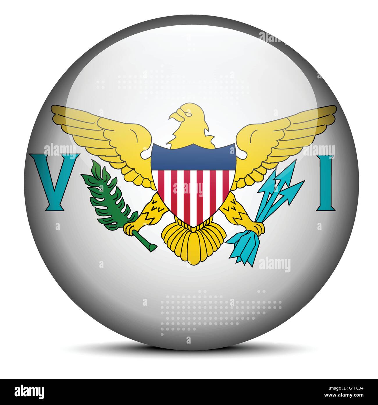 Virgin islands state flag Cut Out Stock Images & Pictures - Alamy