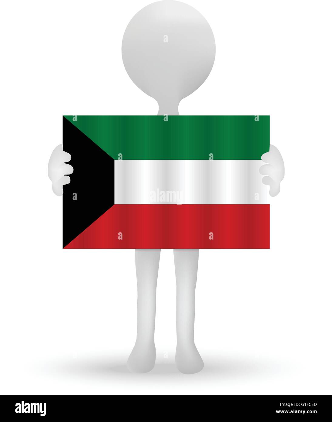 Kuwaiti Man Clipart Image