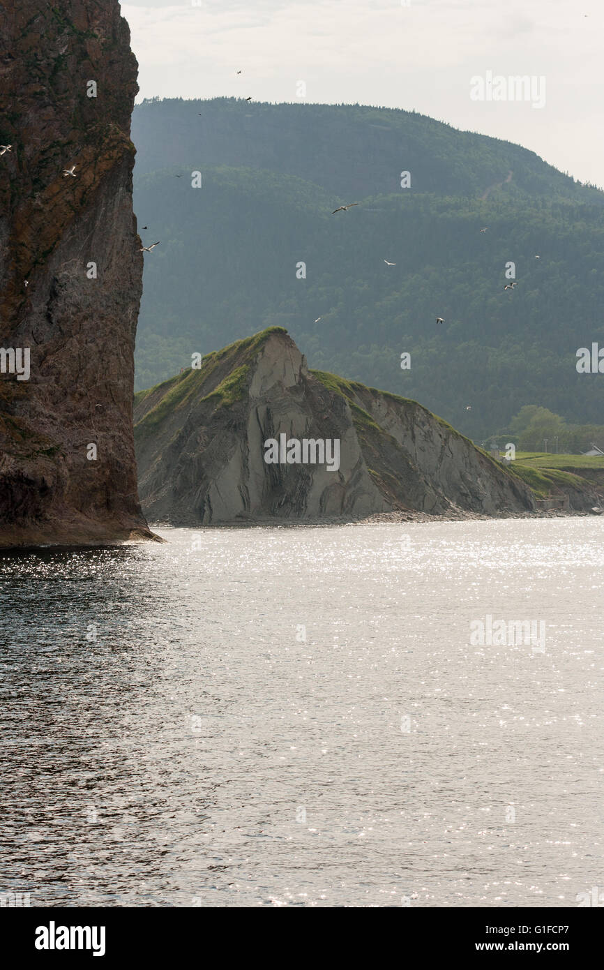 Mont Joli, Rocher Percé Stock Photo - Alamy