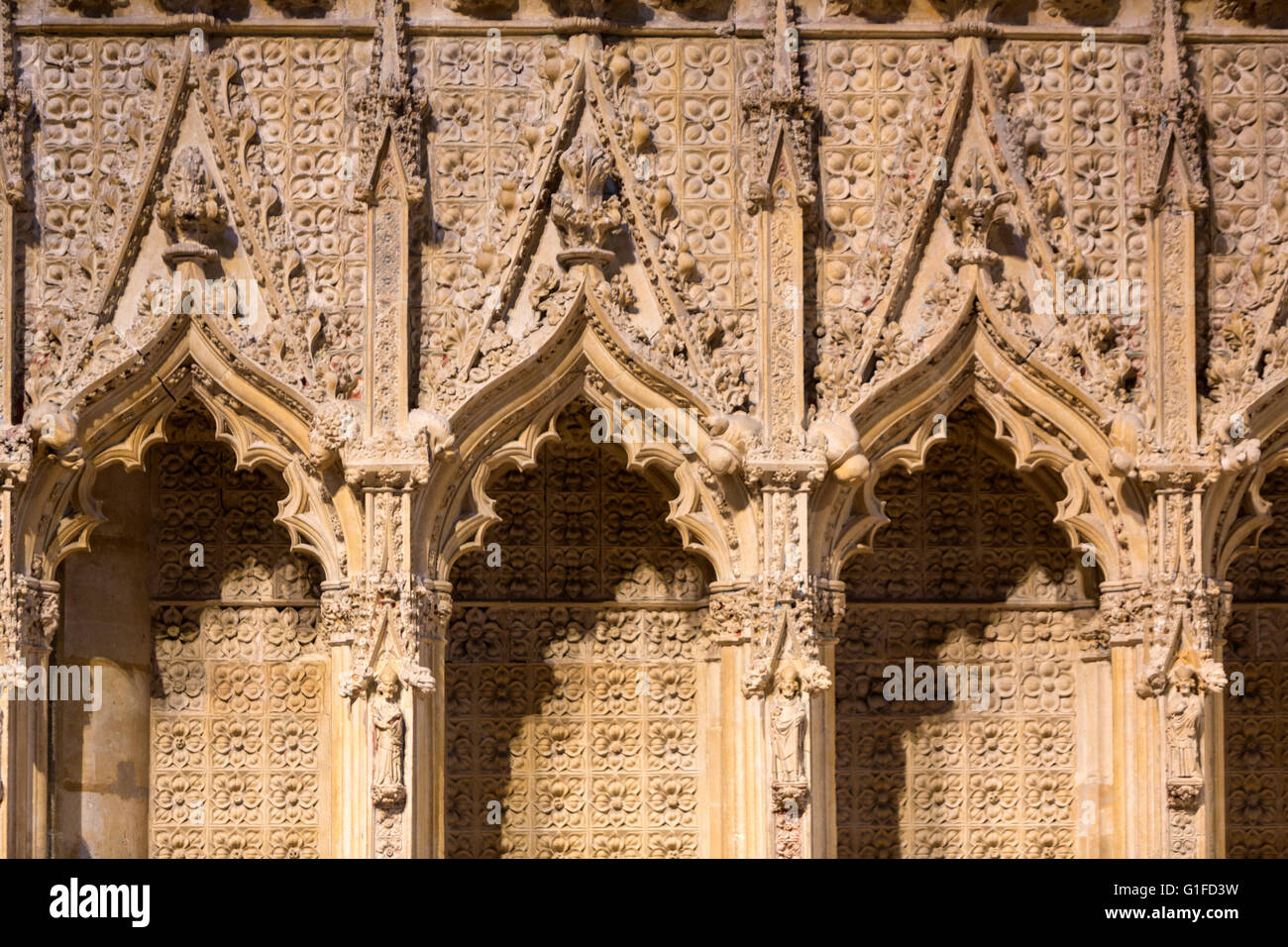 Stonework in Lincoln Cathedral , Lincoln, Lincolnshire, England, UK ...