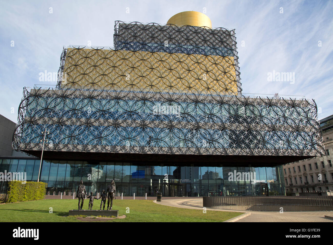 Library of Birmingham; Centenary Square, England; UK Stock Photo - Alamy