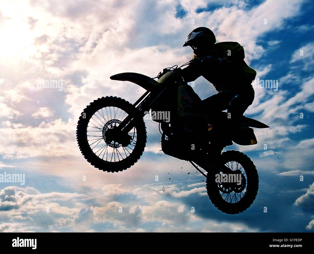 Jumping motocycle hi-res stock photography and images - Alamy