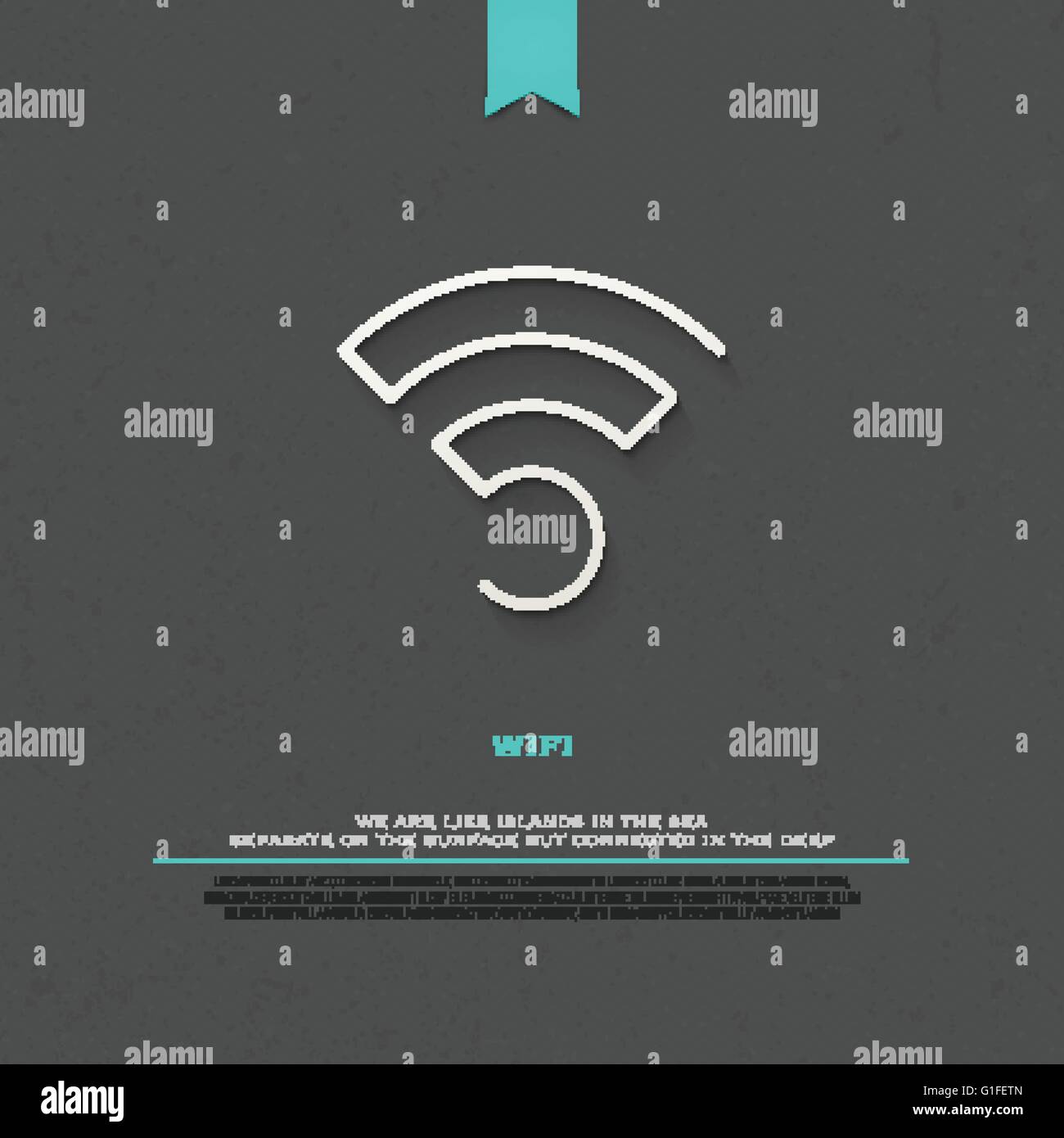 new thin line style wireless icon and wifi logo. isolated vector radio ...