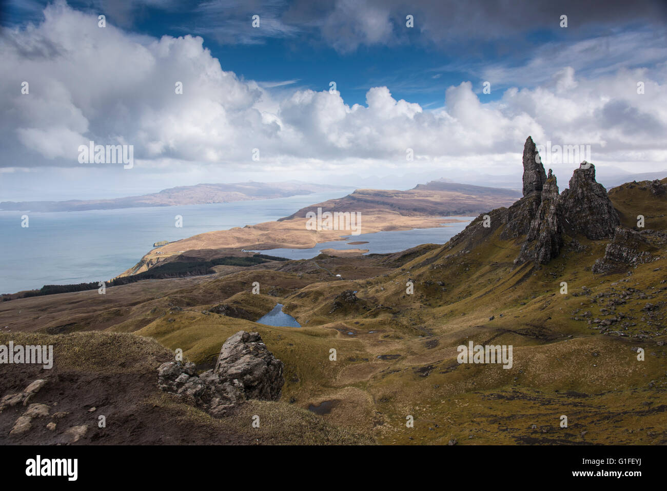 The Old Man of Storr a remarkable geological scene on the Trotternish ...