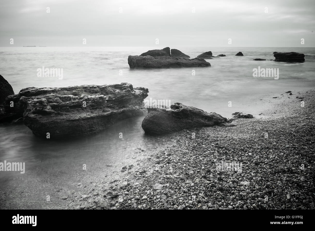 Sea coast and rocks Stock Photo - Alamy