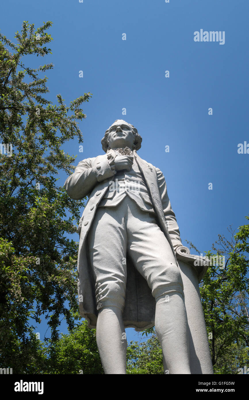 Alexander Hamilton Statue Central Park Stock Photos & Alexander ...