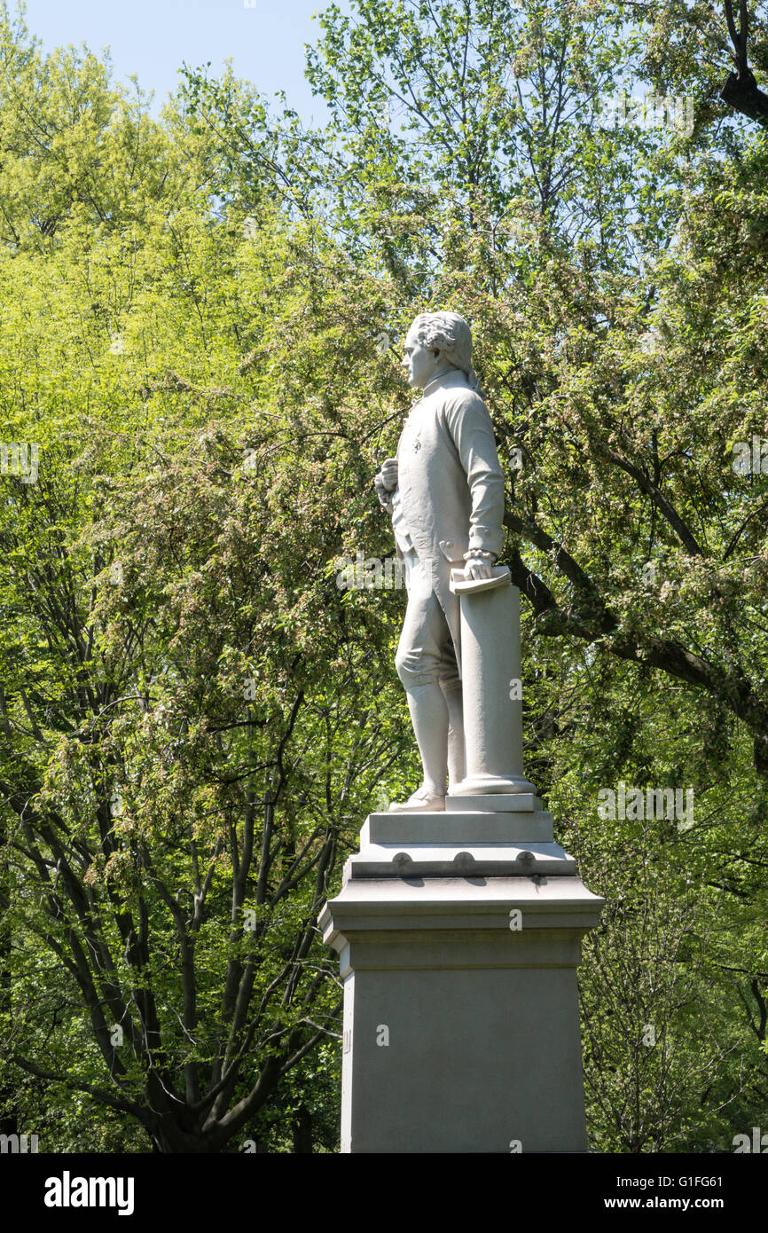 Granite Standing figure (over life-size) of Alexander Hamilton is a ...