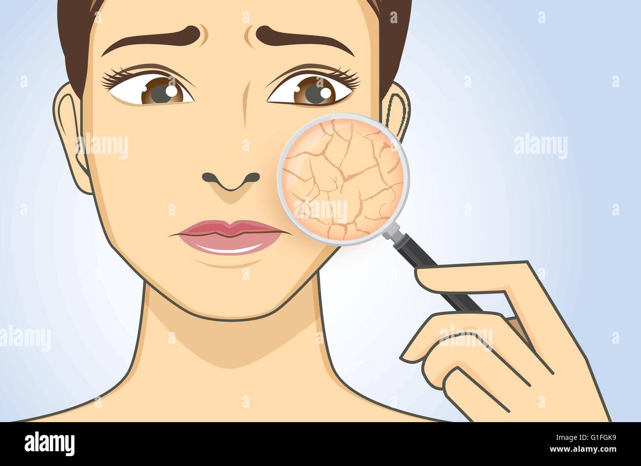 Face strain Stock Vector Images - Alamy