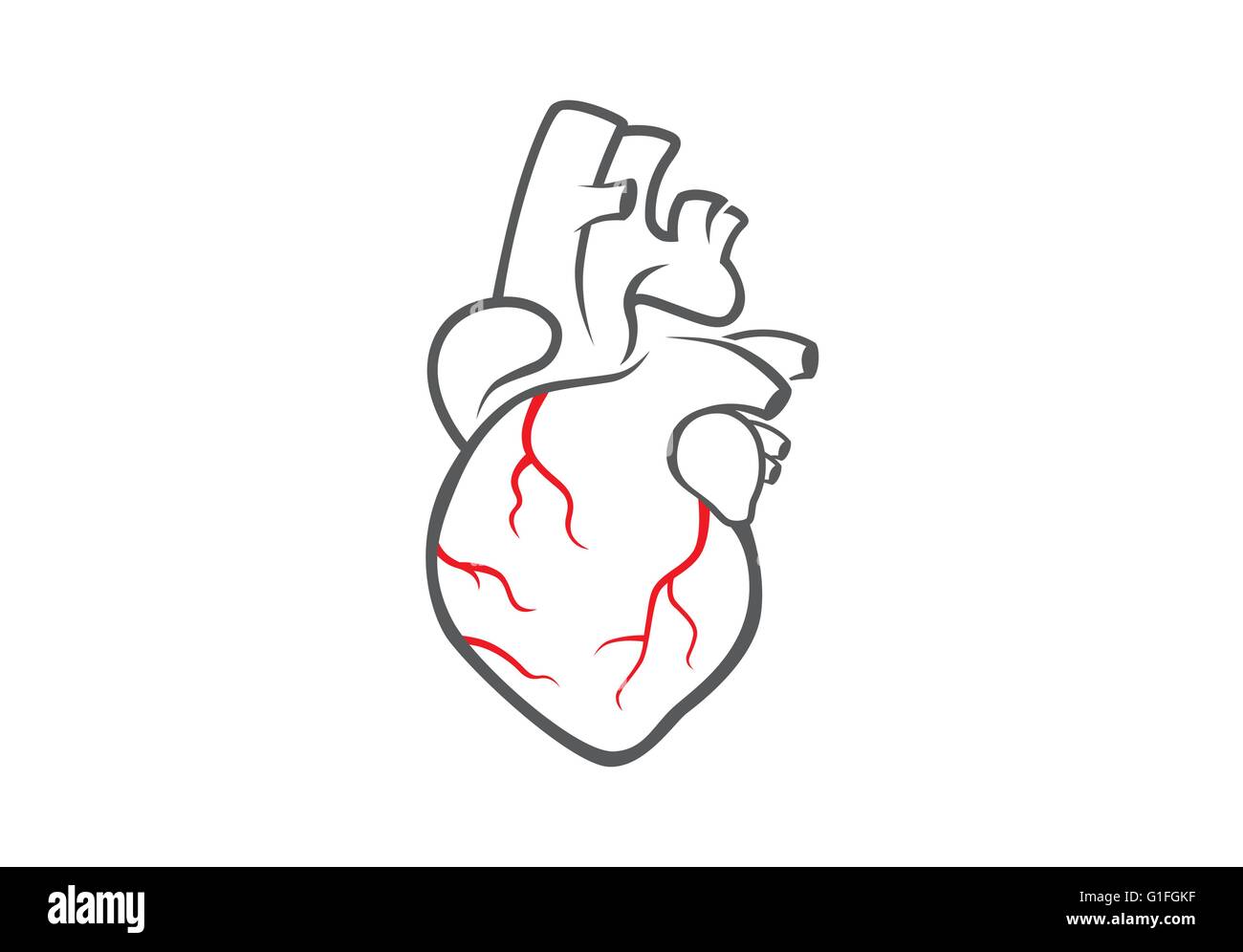 X x heart logo Cut Out Stock Images & Pictures - Alamy