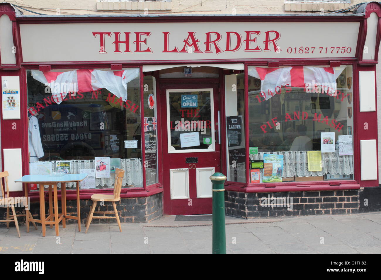 shop window display 'The Larder' Stock Photo - Alamy
