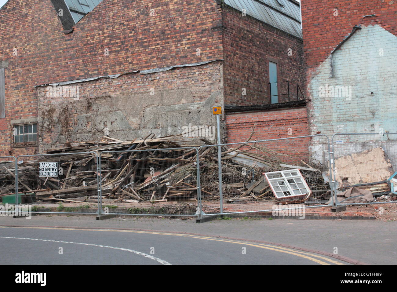 demolition work decay and renewal Stock Photo - Alamy