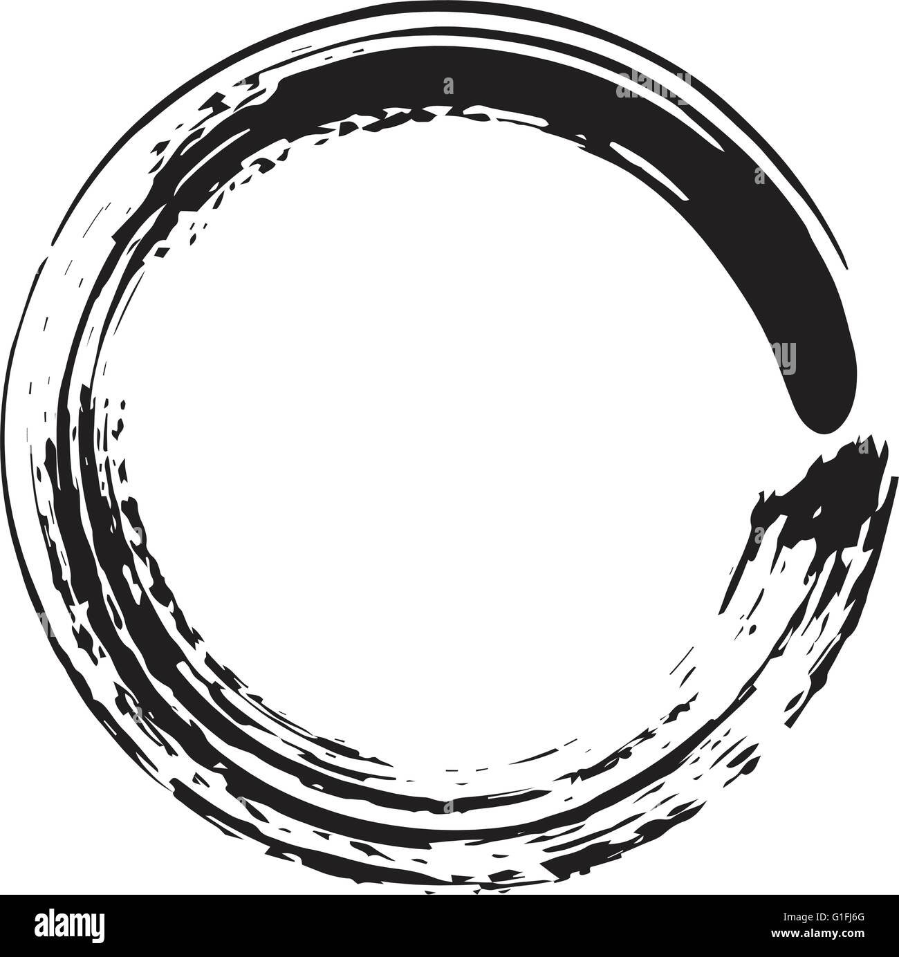 circle shape vector black grunge background Stock Vector Image & Art ...