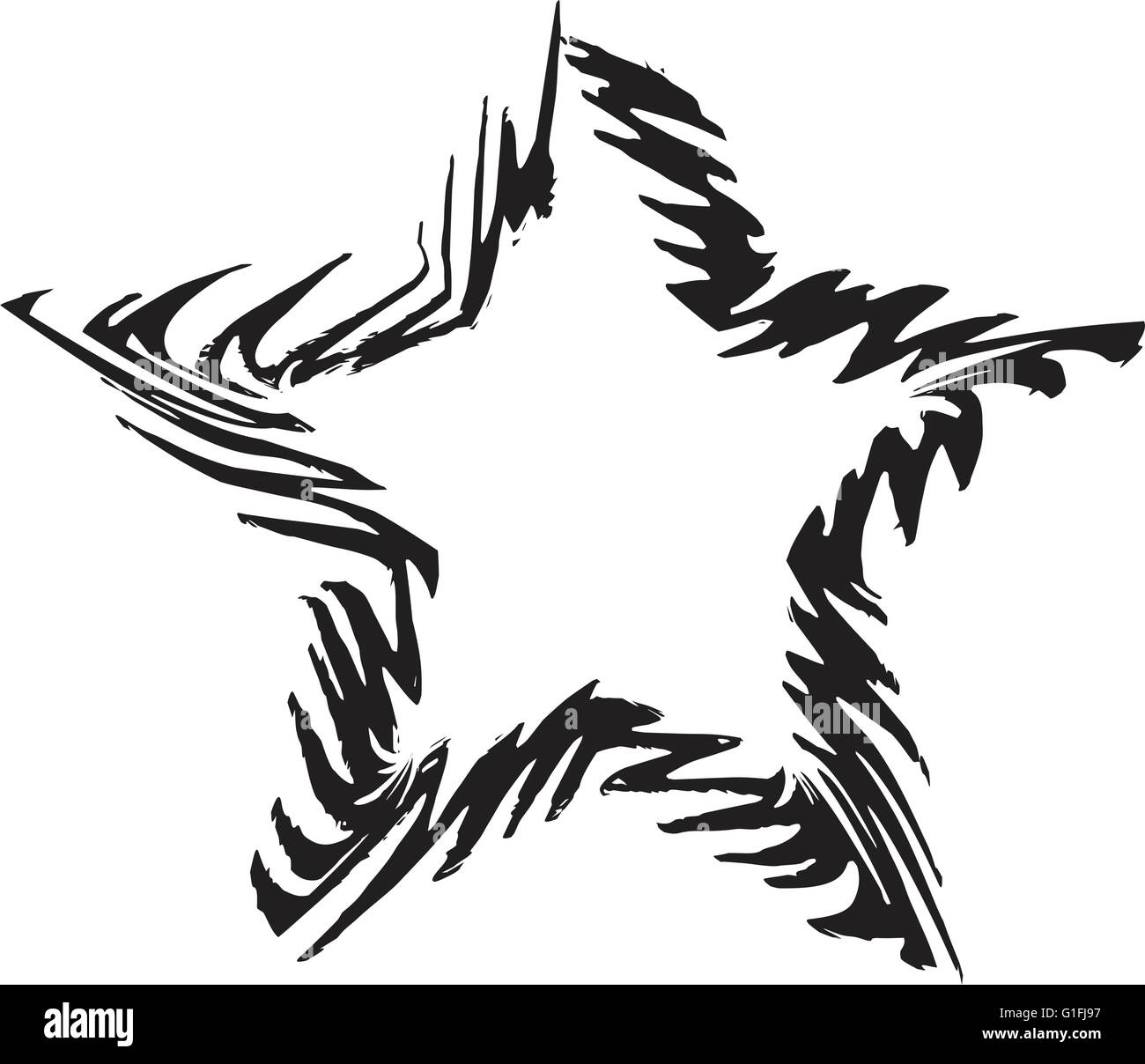 star patriot symbol grunge vector shape Stock Vector Image & Art - Alamy