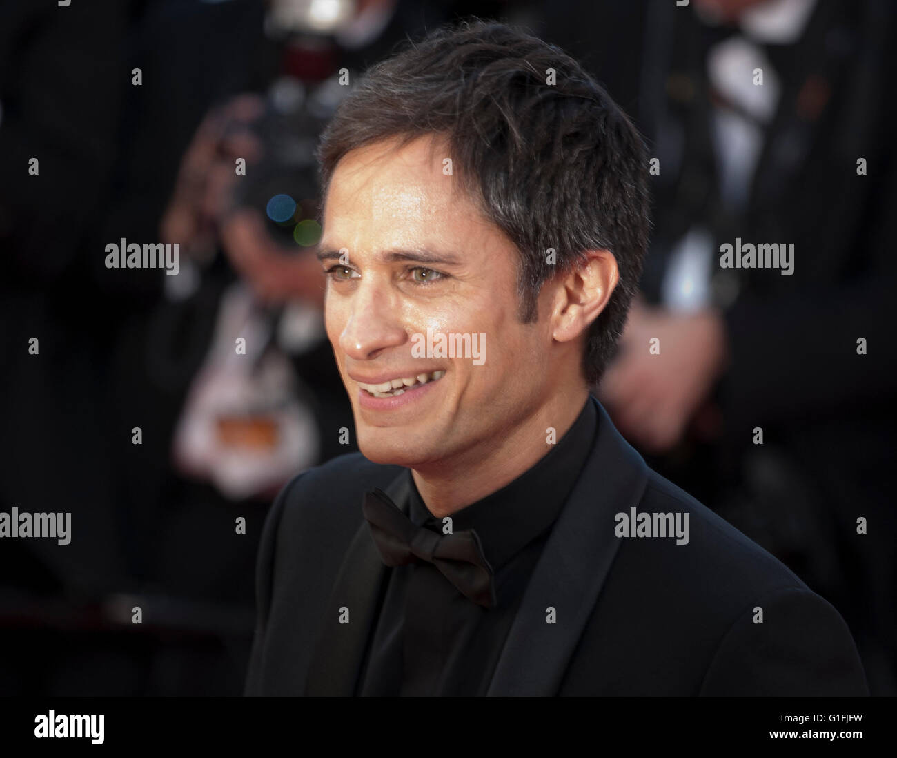 Actor Gael Garcia Bernal at the gala screening for Woody Allen's film ...